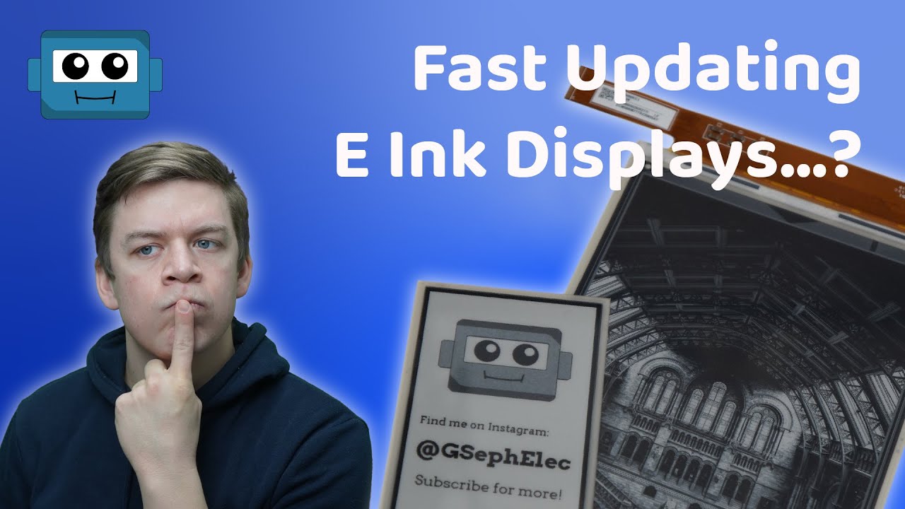 Have You Ever Seen an E Ink Display Update This Quickly? - YouTube