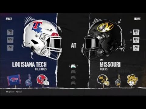 LA-Tech vs Missouri | EA Sports College Football 25 - YouTube