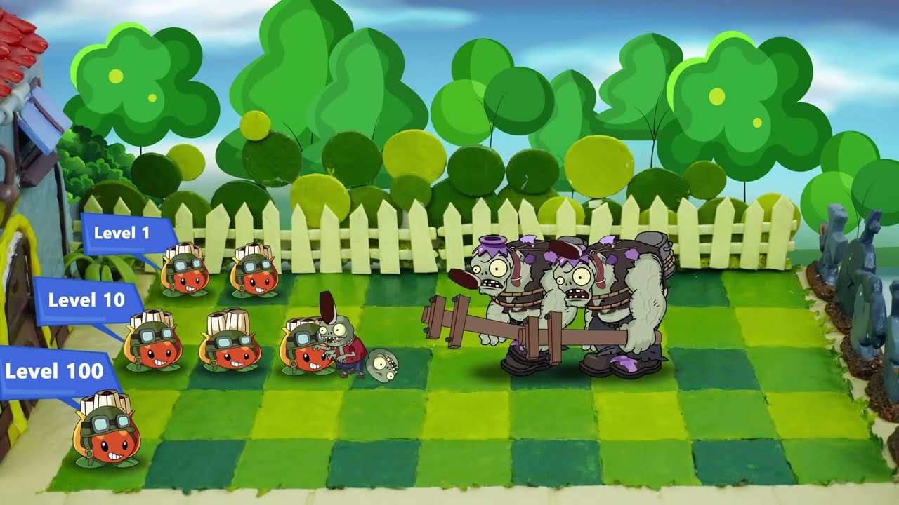 Plants vs Zombies 2: AKEE Plant VS Vase Gargantuar | VIR Game - YouTube