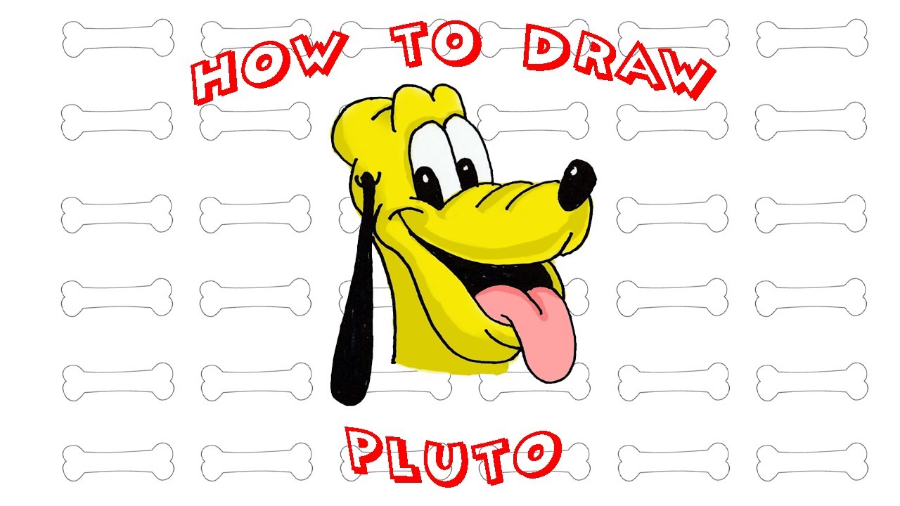 How to draw Pluto - YouTube