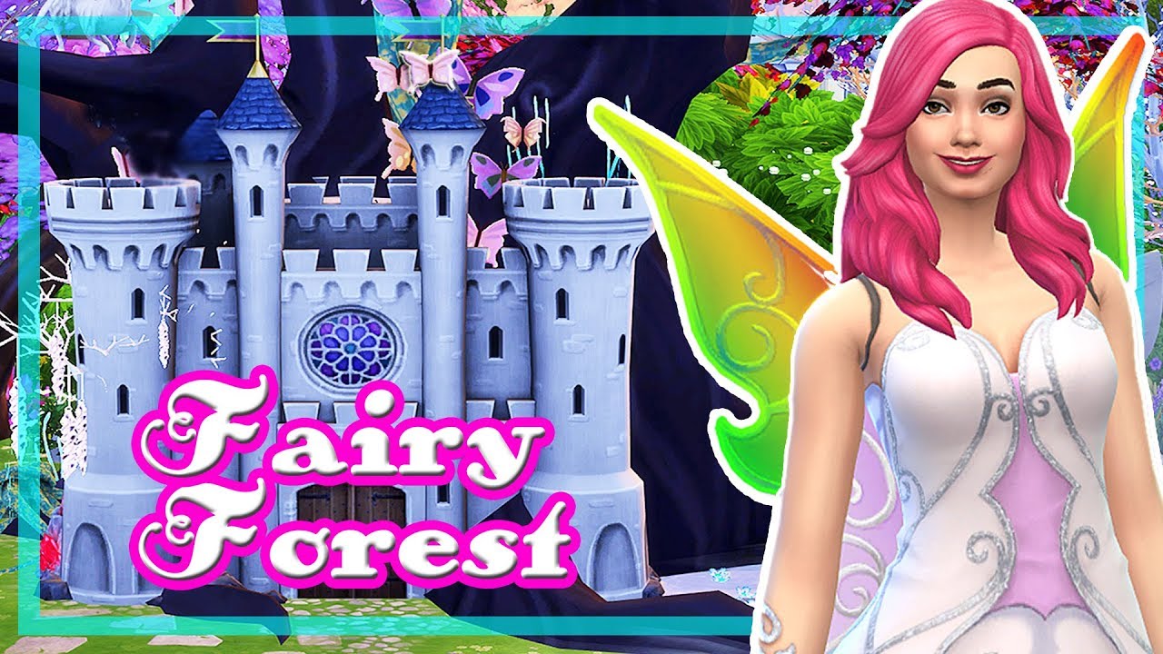 The Sims 4 Speed Build - Magical Whimsical Fairy Forest - Fantasy Lot ...