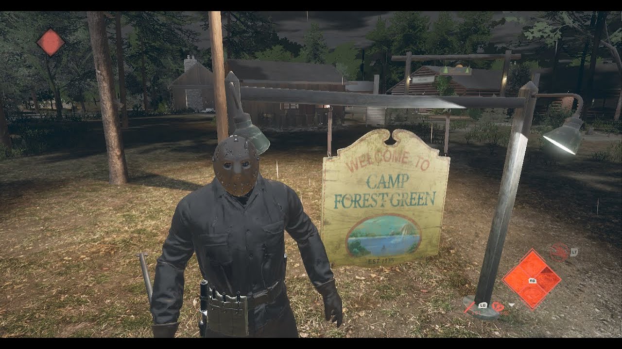 Part 6 Jason On Camp Forest Green Map Friday The 13th The Game - YouTube