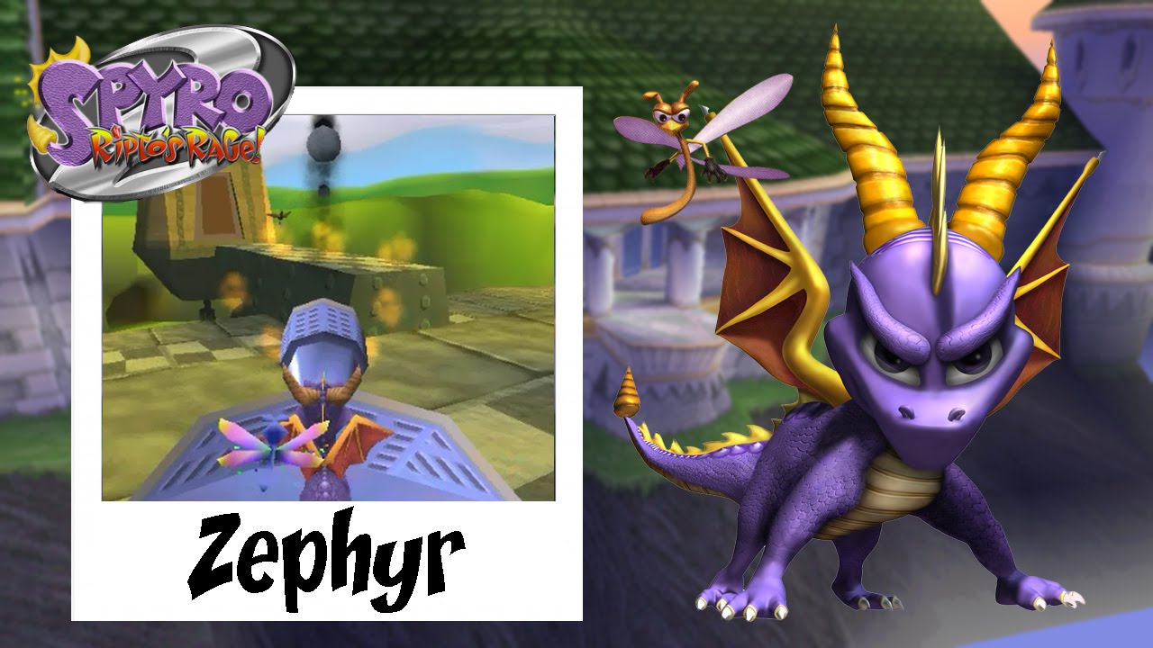 Spyro 2: Ripto's Rage! - Zephyr - YouTube