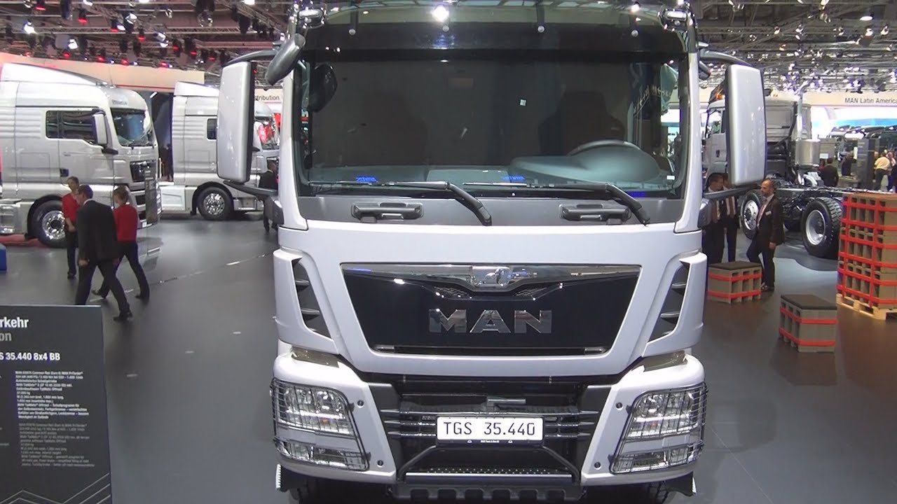 MAN TGS 35.440 8x4 BB Tipper Truck Exterior and Interior - YouTube
