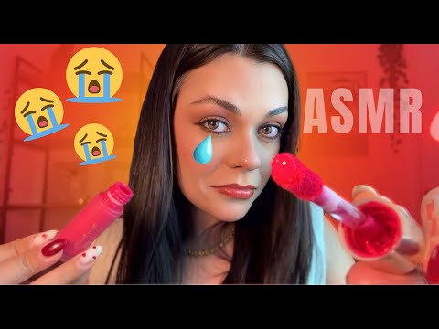 ASMR: Te Maquiando Depois De Chorar Escondida No Banheiro😭💄