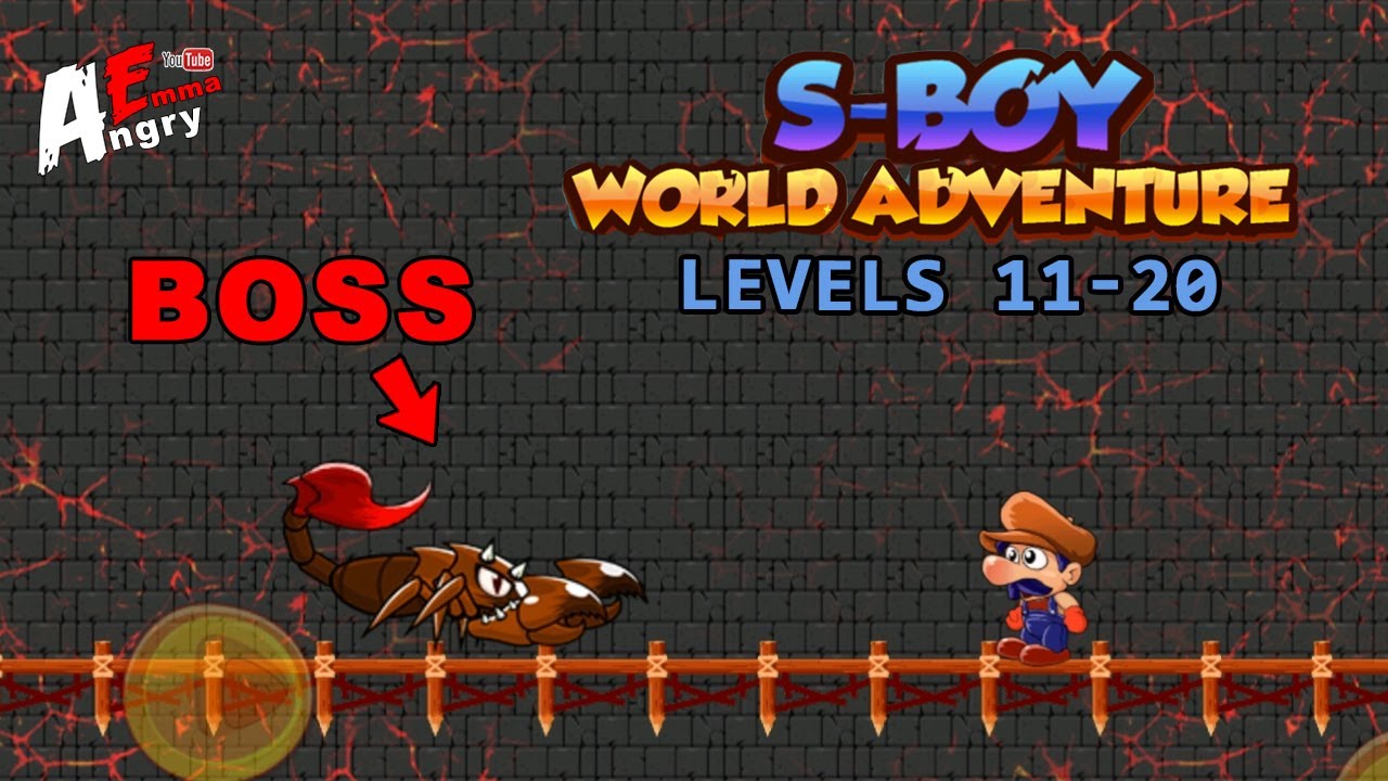 Sboy World Adventure - Levels 11-20 + BOSS / Gameplay Walkthrough ...