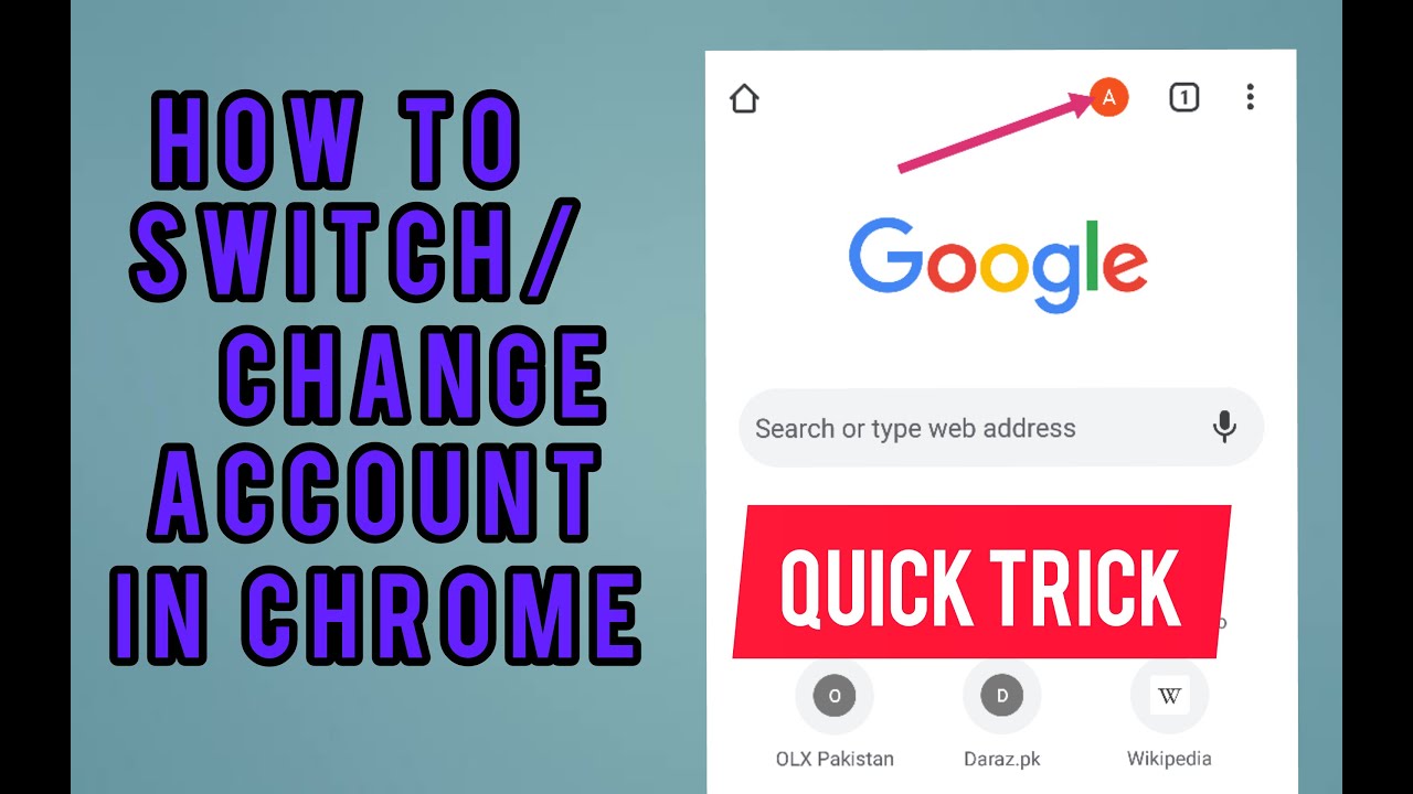How to switch / change account in Chrome/ Tech Info With Ahad - YouTube