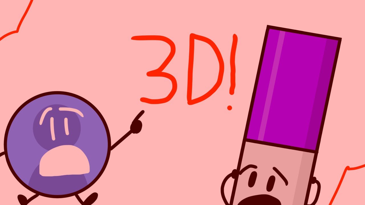 Bfdi marker and profily 3d models - YouTube