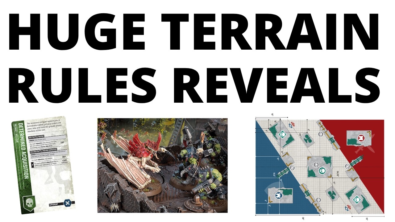 HUGE Terrain Rules Reveals! Terrain Layouts, Plunging Fire, Cover ...