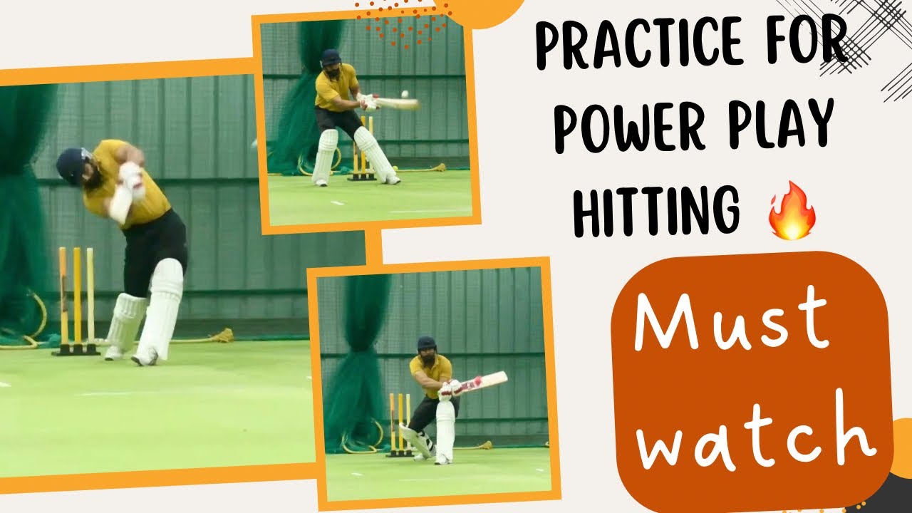 HITTING PRACTICE FOR POWER PLAY - YouTube