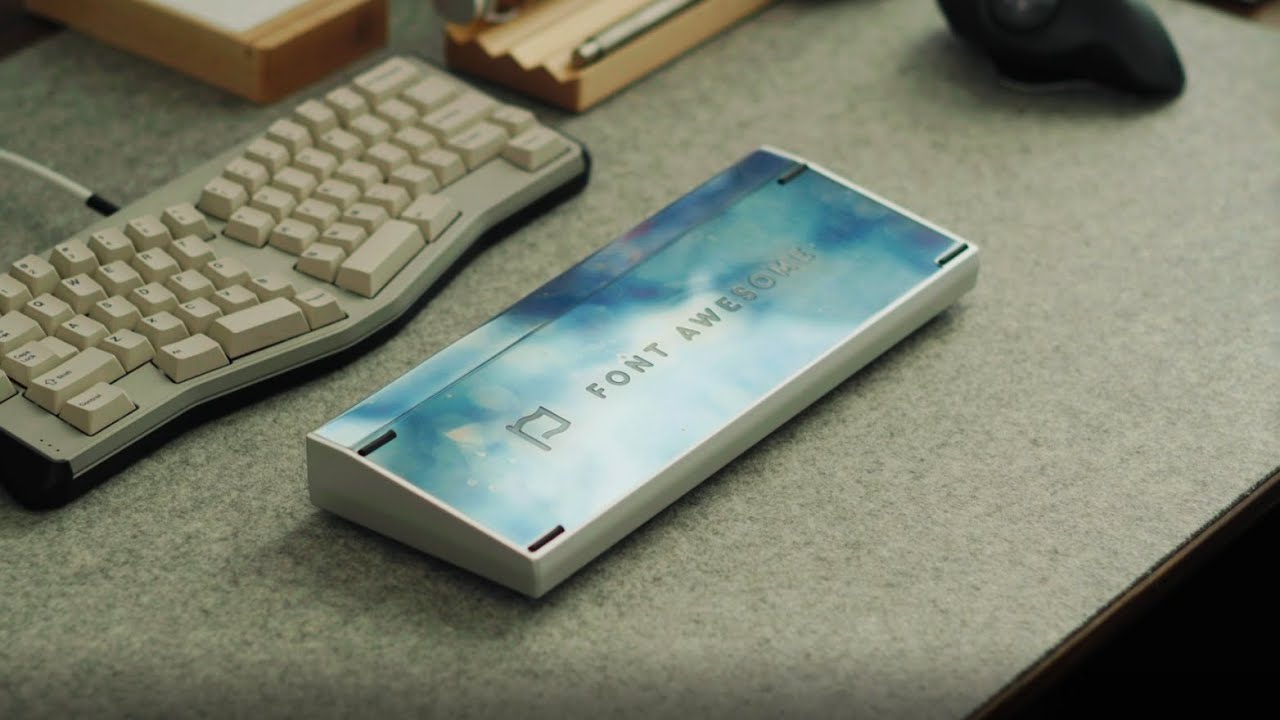 Blue Gem Custom Keycult No.2/65 for Font Awesome - YouTube