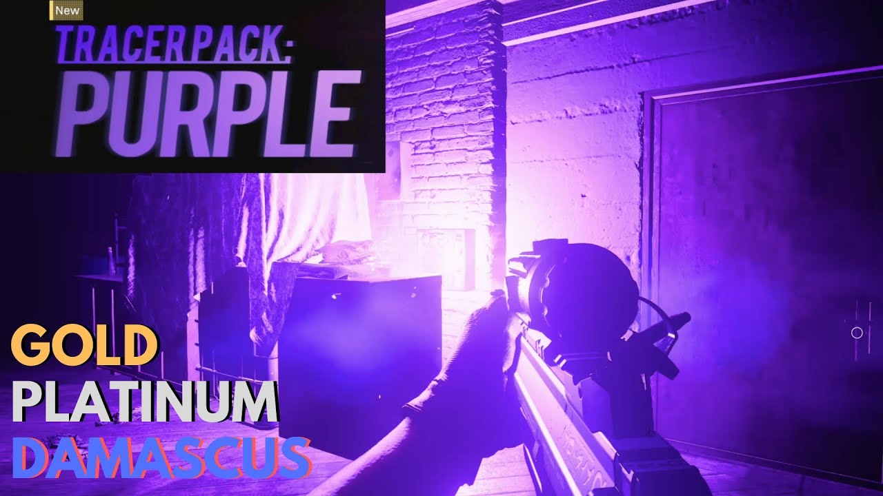 Purple Tracers CODMW & Warzone Night Realism Gameplay | Tracer Pack ...