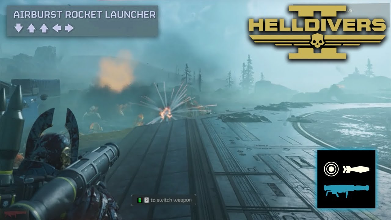 How To Get And Use The Airburst Rocket Launcher In Helldivers 2 Dothelldivers 2 Spaceship