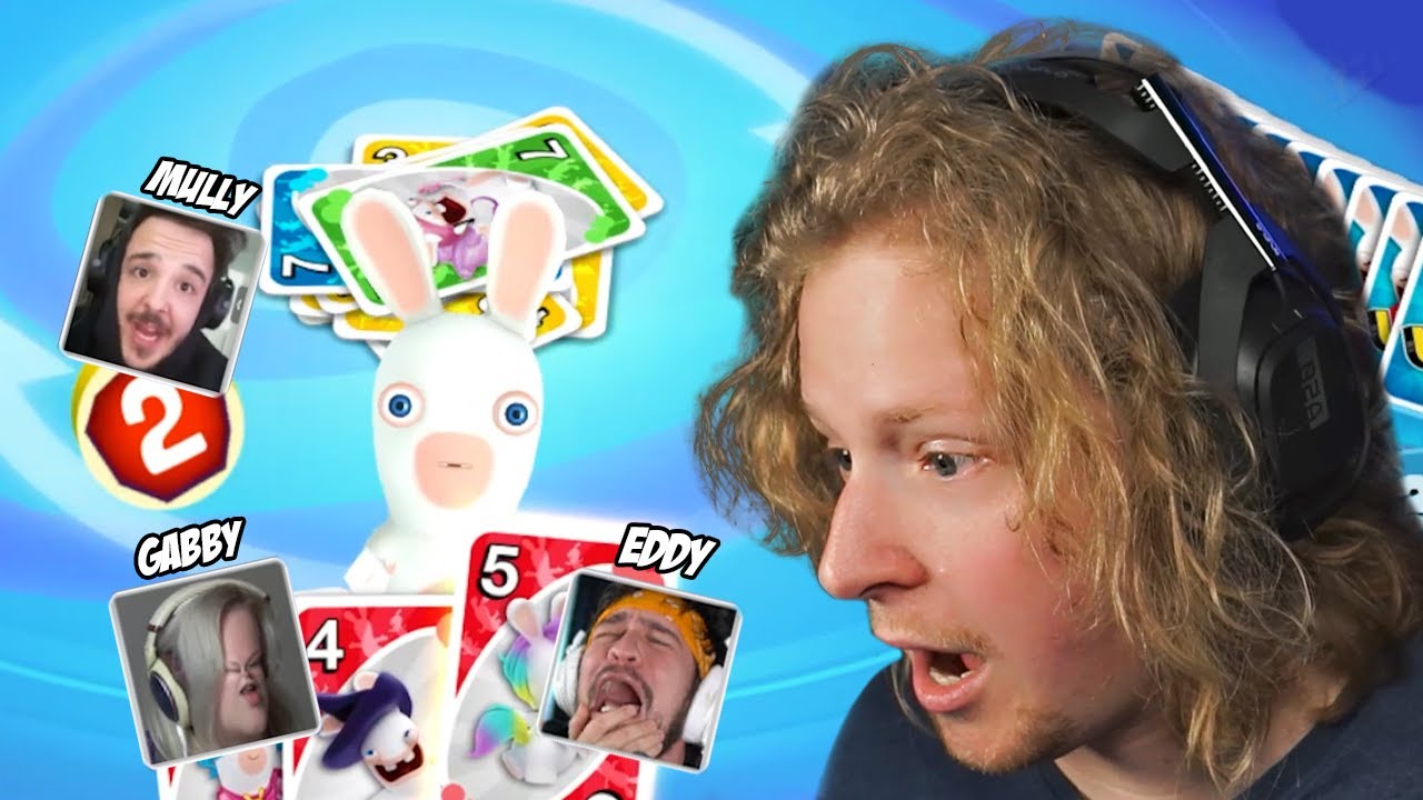 these new Rabbids cards are CHAOS! (uno) - YouTube