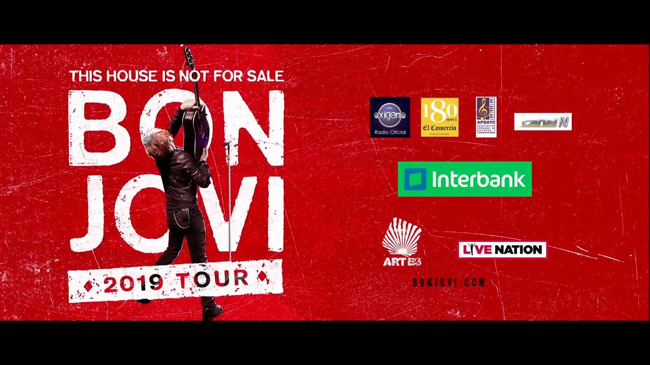 Spot Bon Jovi en Lima - Perú 2019 - YouTube