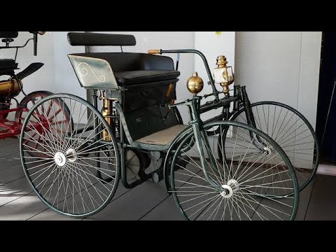 FIRST FOUR WHEEL CAR GOTTLIEB DAIMLER 1886 MODEL #trending #viralvideo ...