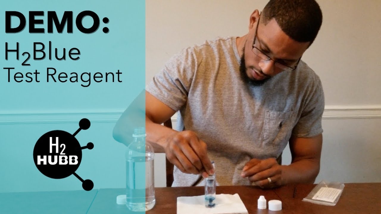 DEMO: H2Blue - dissolved hydrogen test reagent || H2Hubb - YouTube