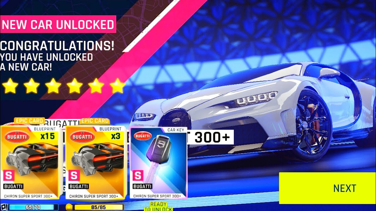 Asphalt 9 Unlocking Bugatti Chiron Super Sport 300+ & Pack Opening ...