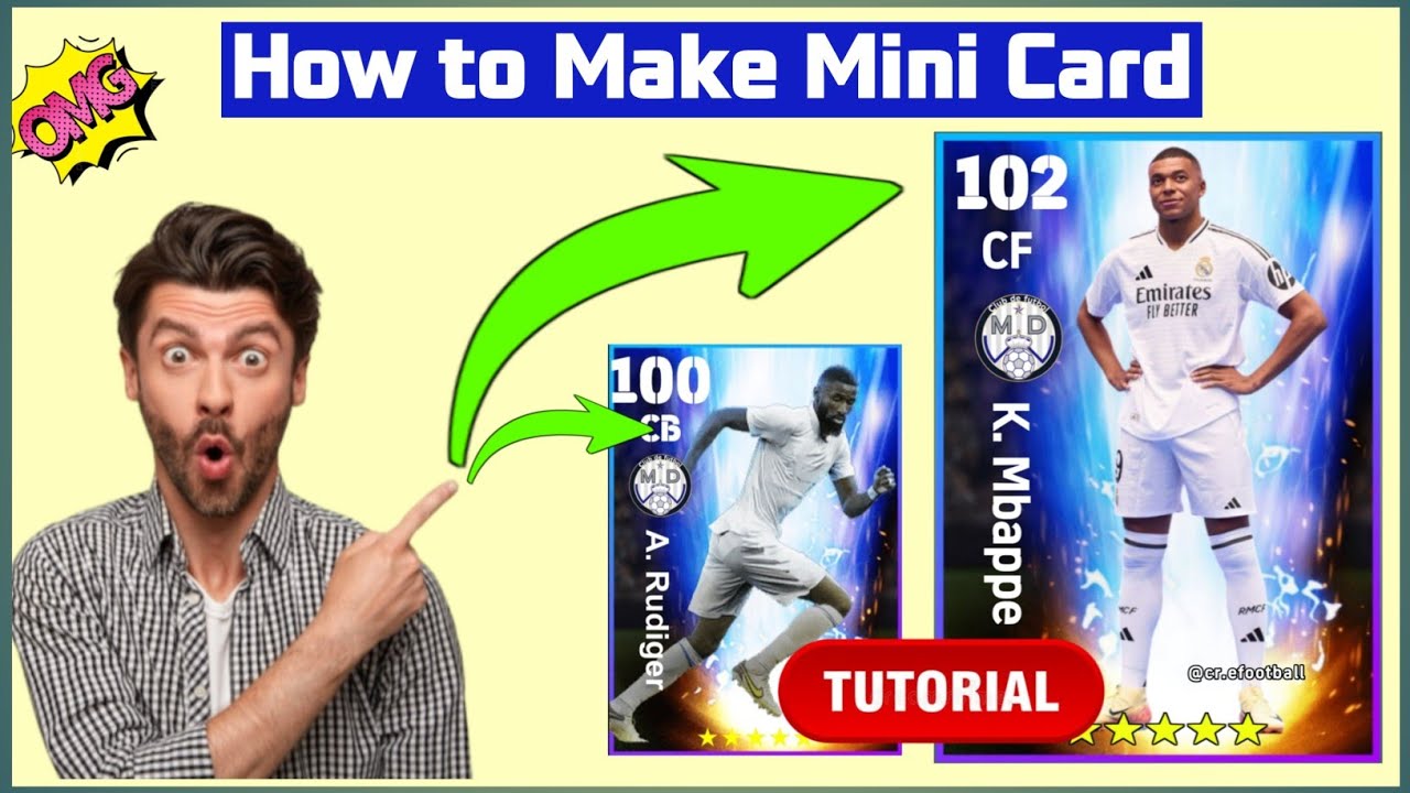 How to Make Mini Card Full in Efootball Mobile | Tutorial just | 😱 ...