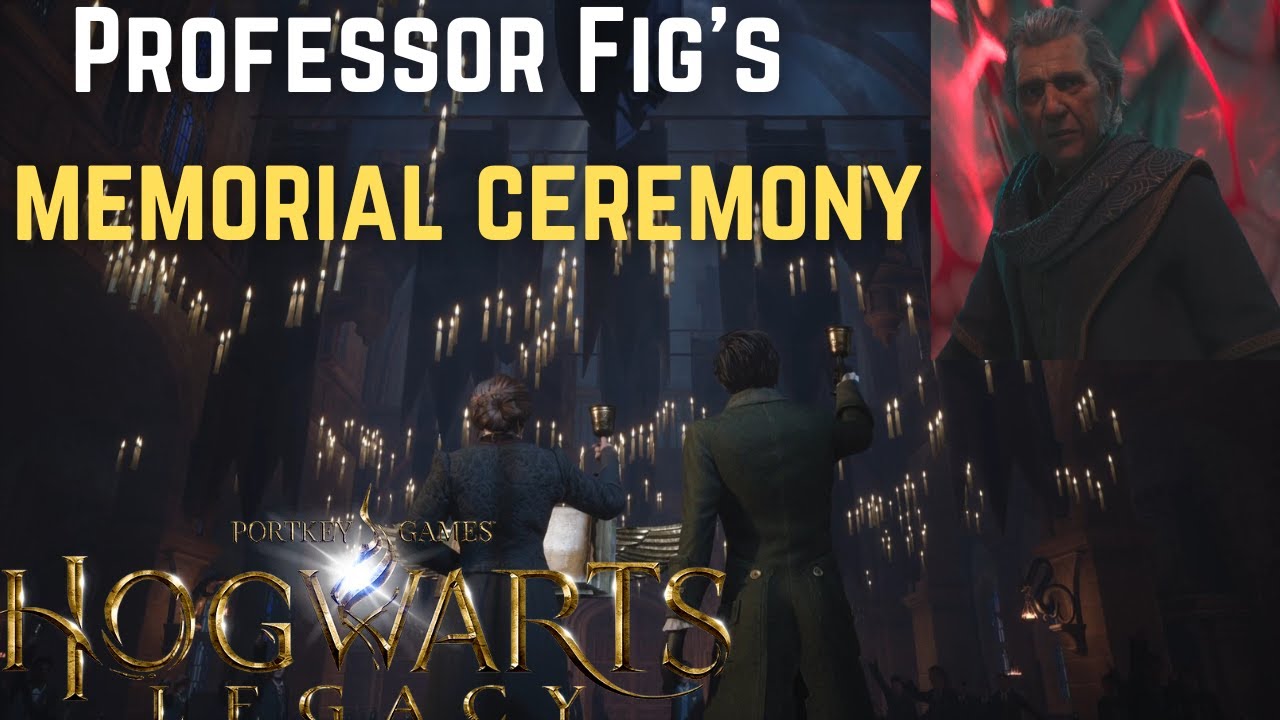 The Memorial Ceremony for Professor Eleazar Fig | Hogwarts Legacy - YouTube