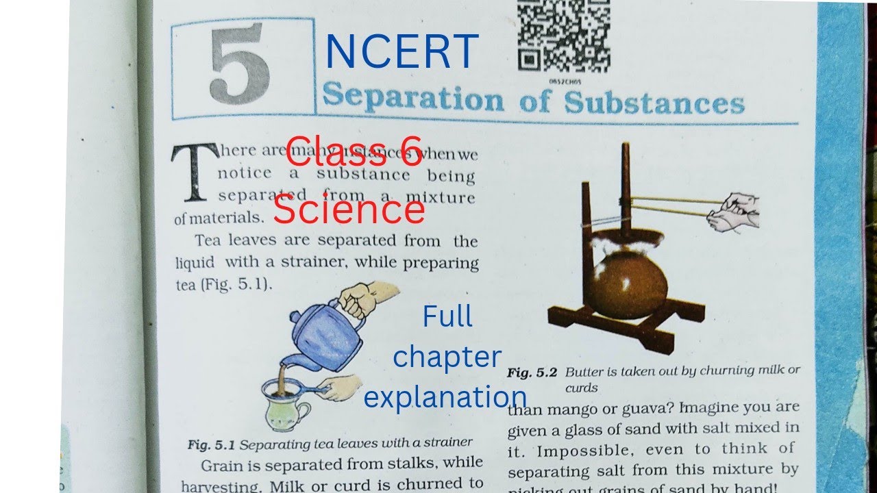 5. Seperation of Substances Ncert class 6 Science @learn with Babli ...