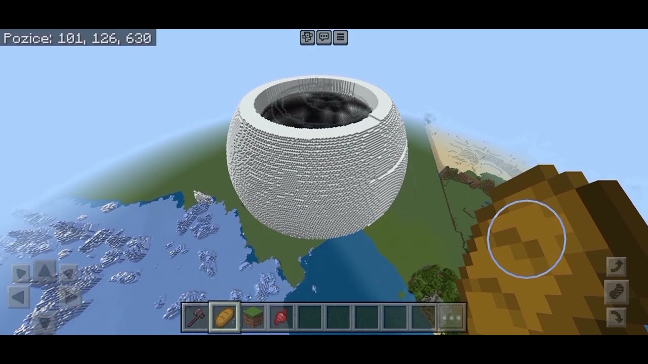 ZeměKoule v minecraftu ?! : ) planeta skrytá před okolním světem ...
