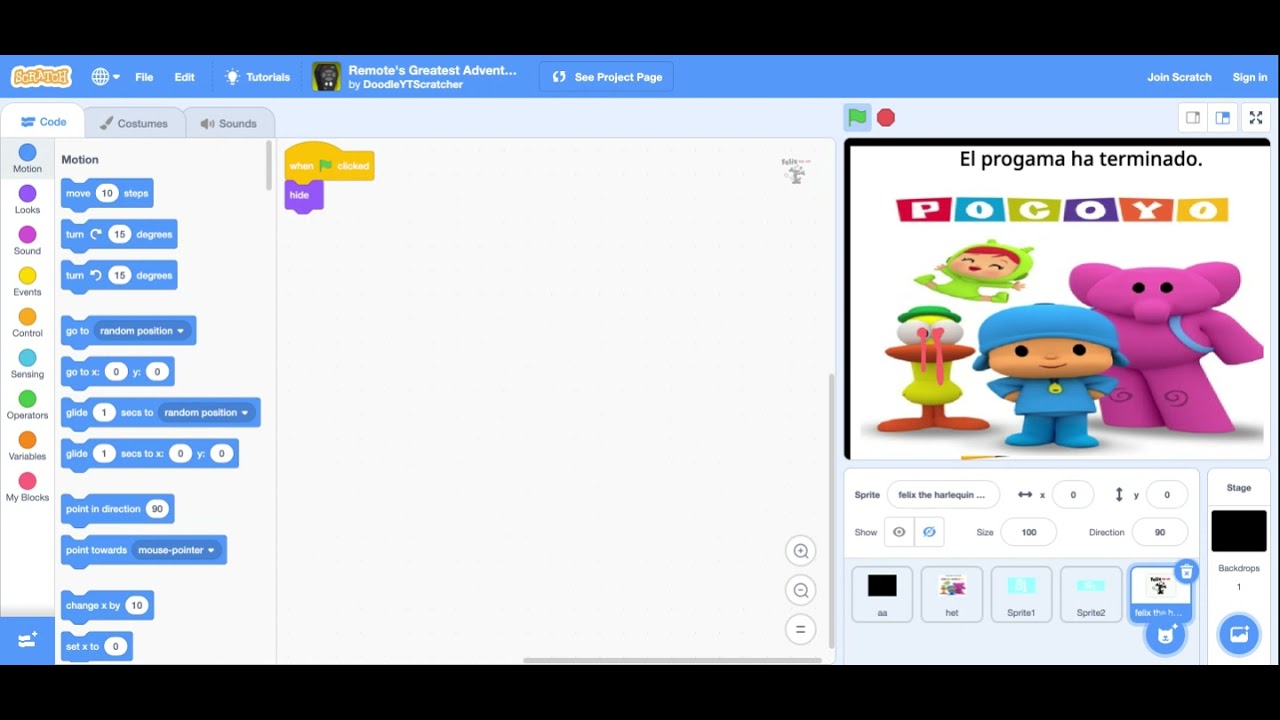 pocoyo gba ps2 gamecube xbox Dreamcast bootleg game over - YouTube