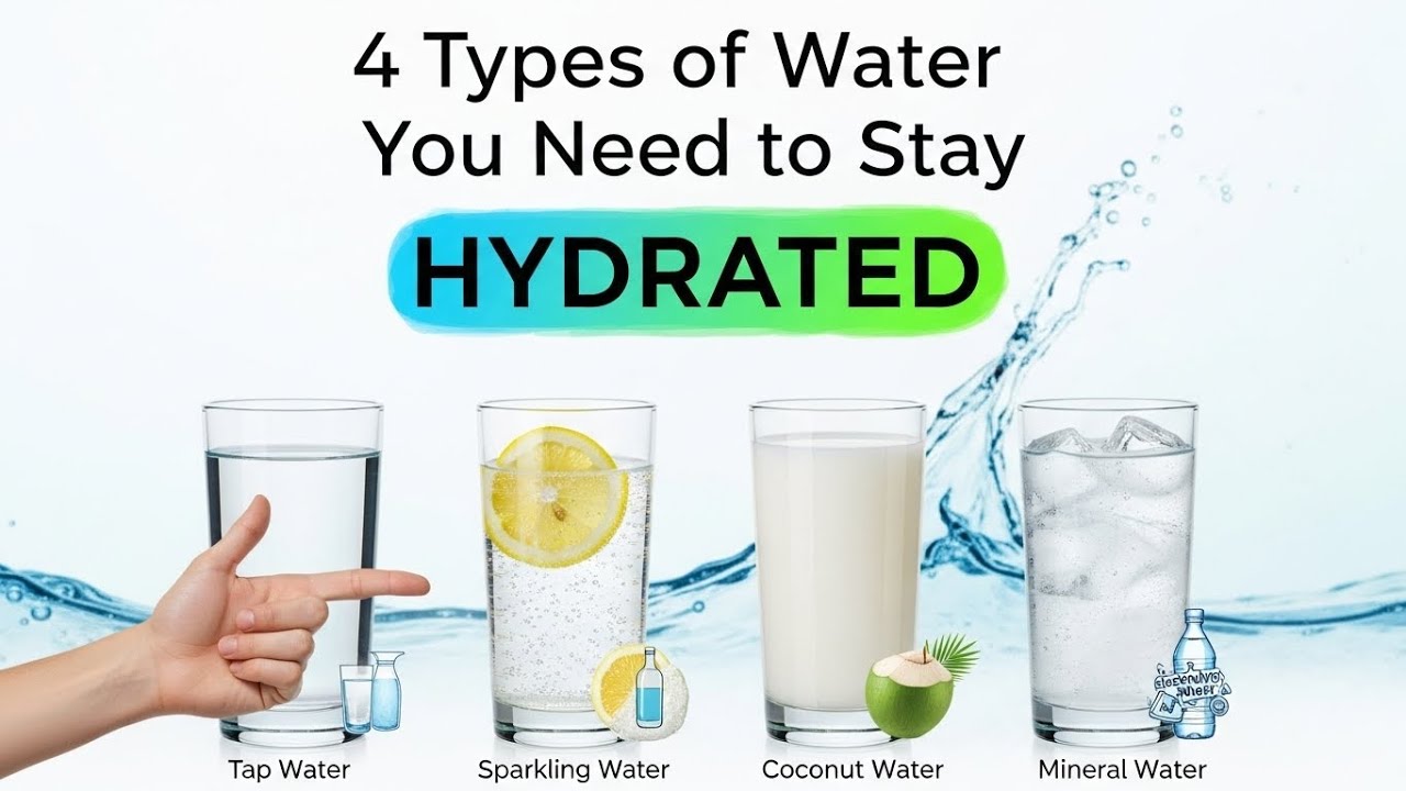 4 Types of Water You Need to Stay HYDRATED - YouTube