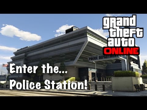 GTA 5 Online: How to get into the POLICE STATION w/ JAIL! (GTA 5 Hidden ...