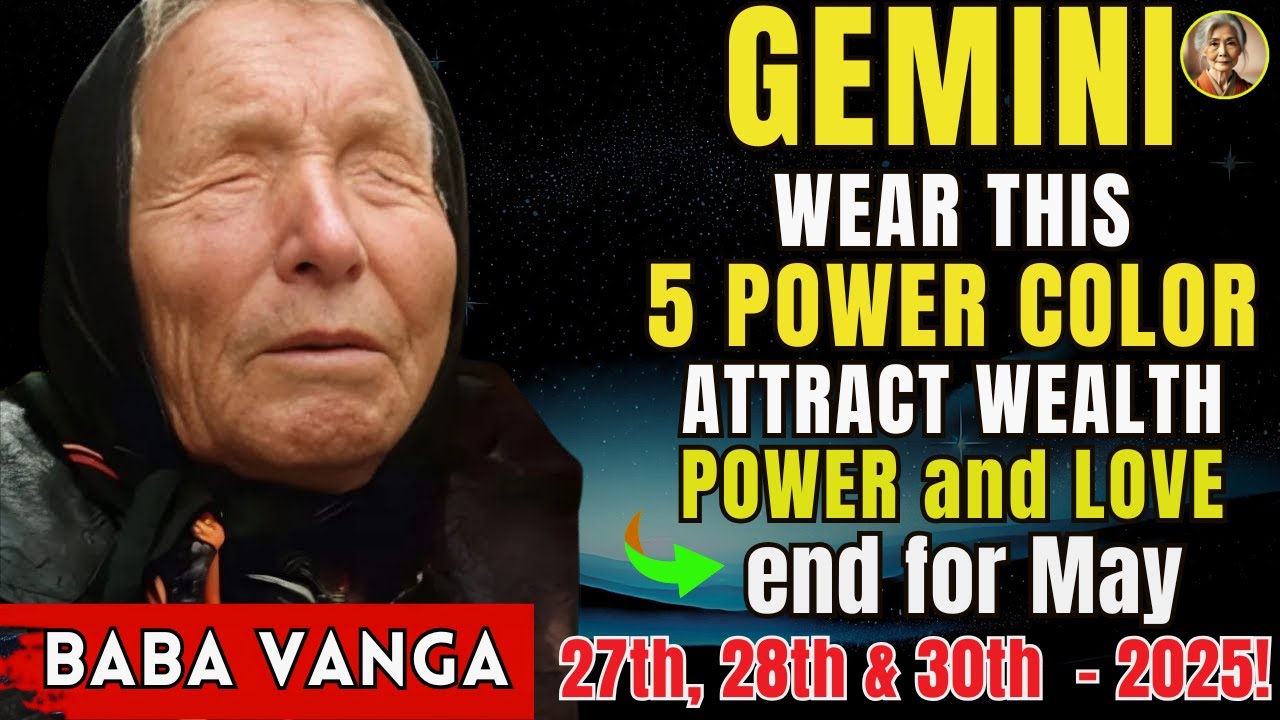 GEMINI wear these 5 POWER COLORS on May 27th, 28th & 30th to attract ...
