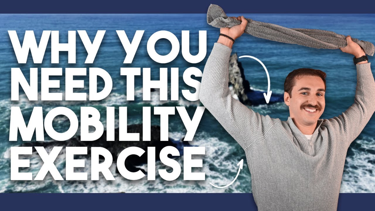1 Minute Shoulder Mobility Stretch At Home | Assisted Shoulder Flexion ...