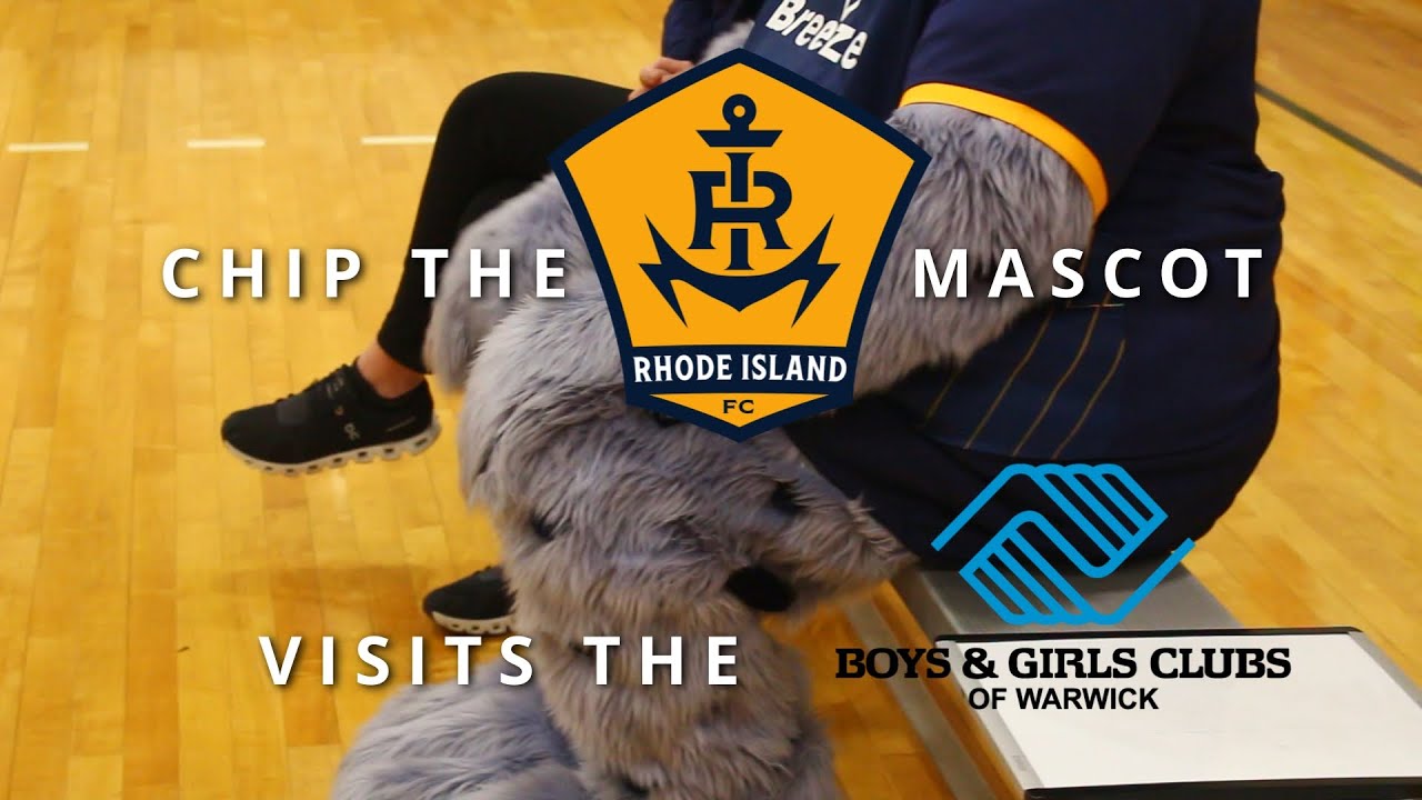 Rhode Island FC's Mascot Visits The Boys & Girls Club of Warwick - YouTube
