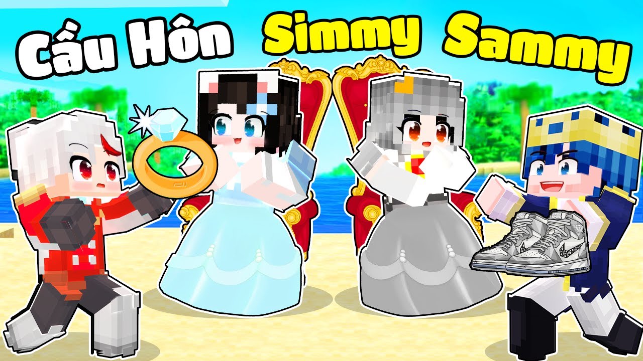 Kairon Và Phong Cận Bất Ngờ CẦU HÔN MÈO SIMMY Và Sammy Trong MINECRAFT ...