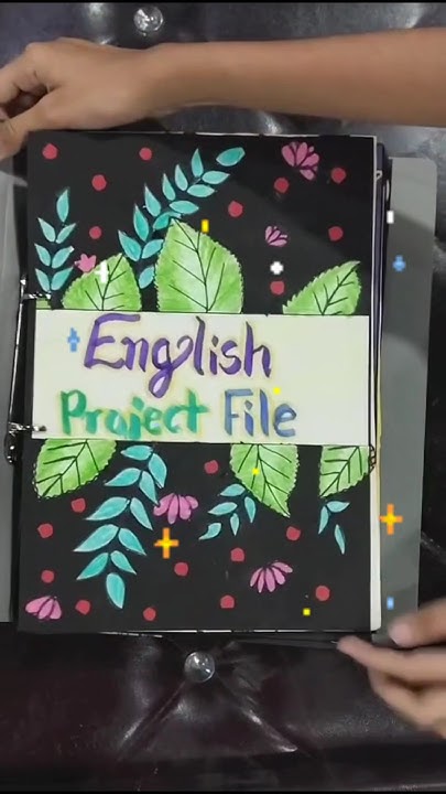 English project file - class 11 🎨 🤯 - YouTube
