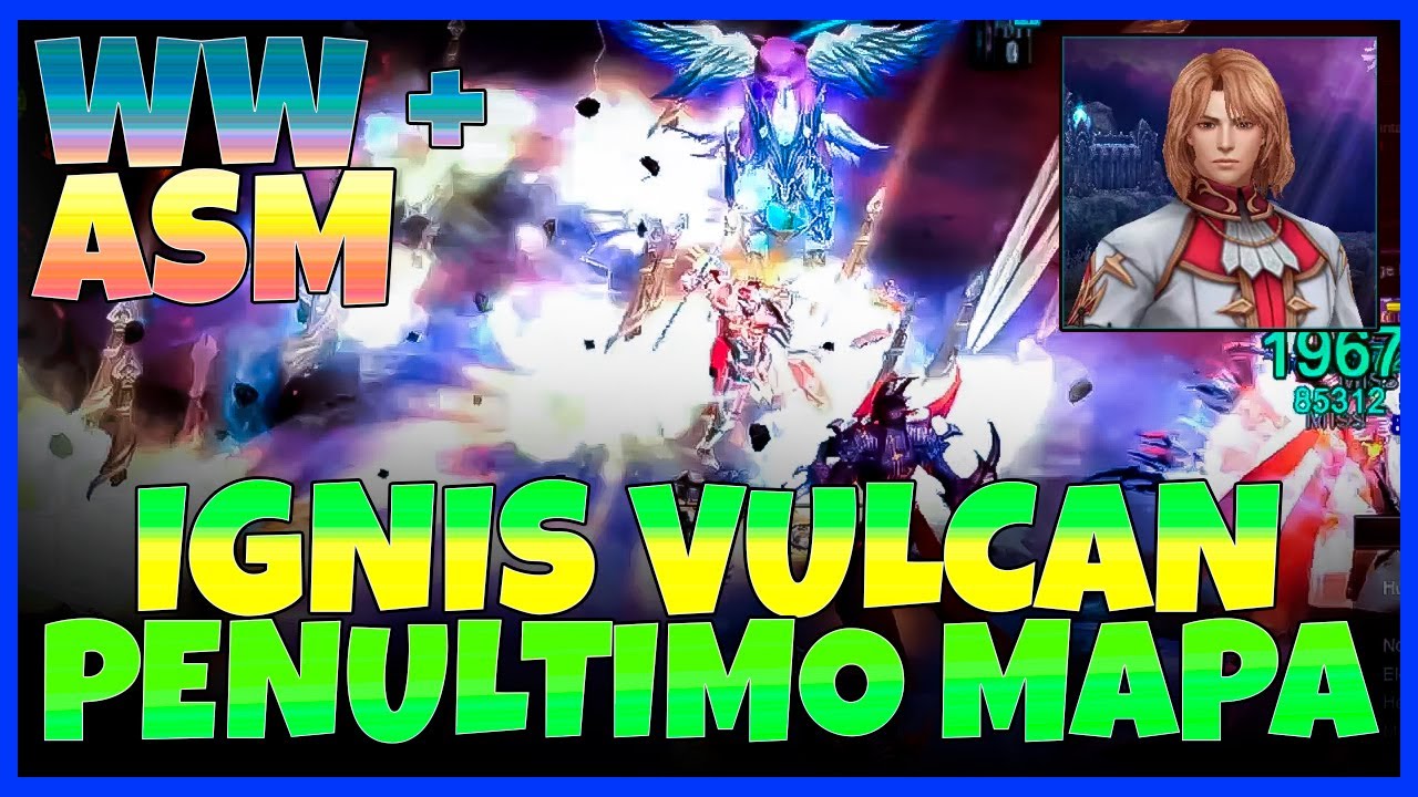[Mu Global] WHITE WIZARD EM IGNIS VULCAN - PENULTIMO MAPA DO GMO - YouTube