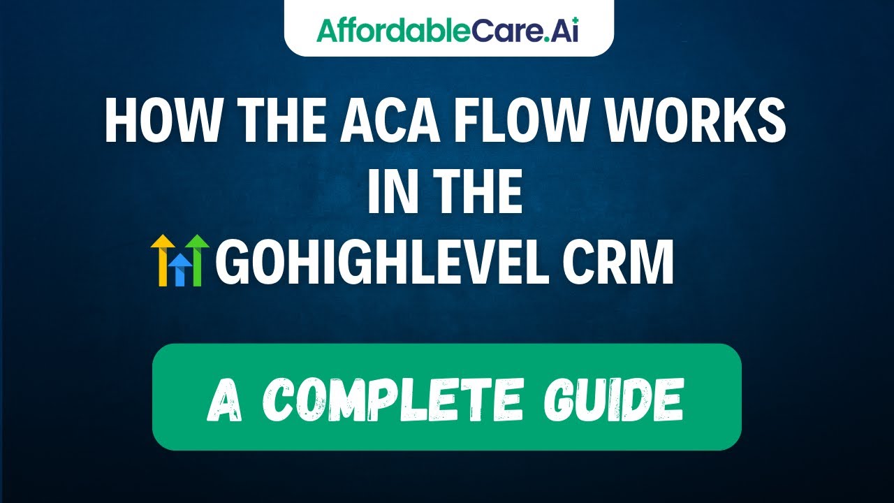 How the ACA Flow Works in GoHighLevel CRM: A Complete Guide - YouTube