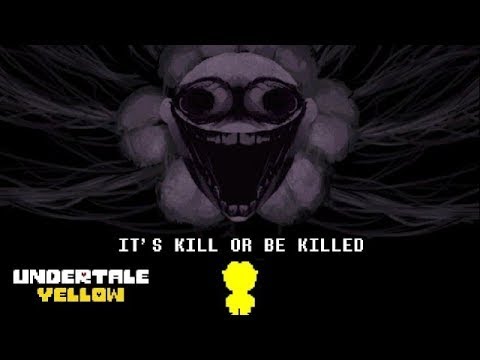 (Spoilers) Undertale Yellow NEUTRAL Ending (Flowey Bossfight + End ...