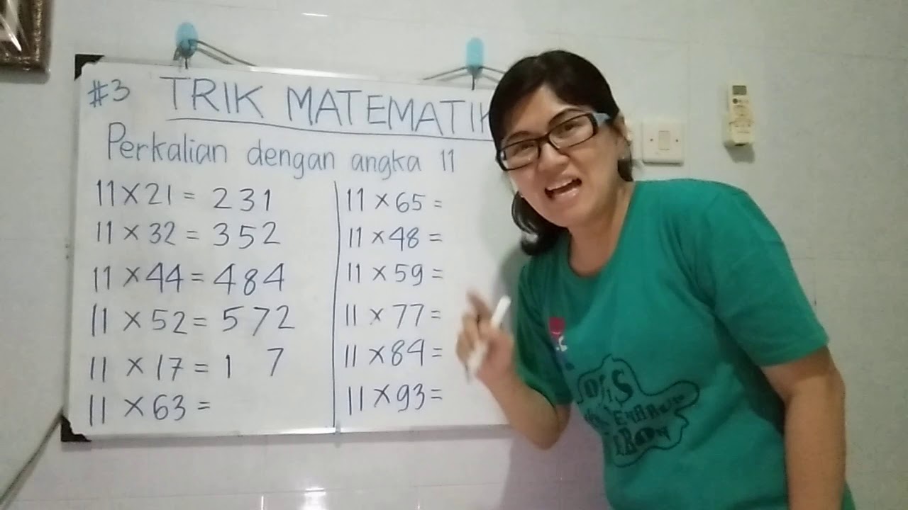 Trik Matematika #3 Perkalian dengan Angka 11 - YouTube