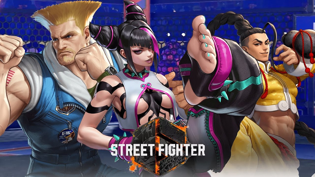 King of Fighters All Star X Street Fighter 6 - Guile, Juri, Jamie ...