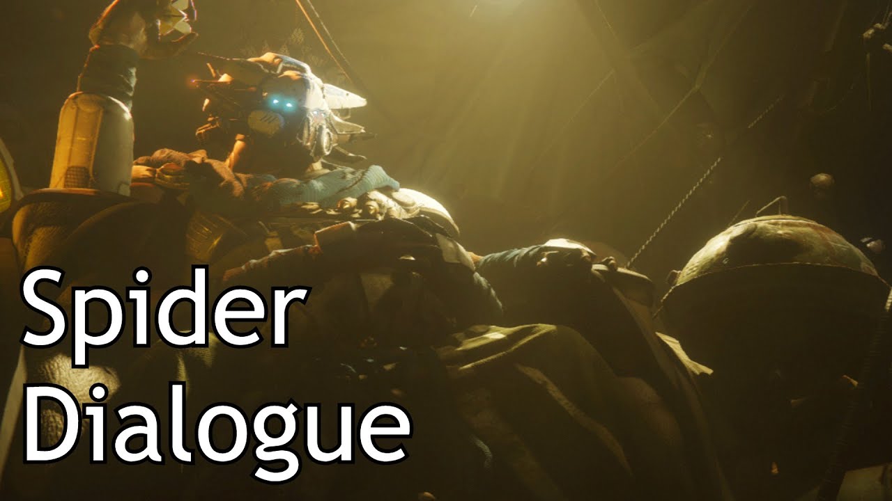 Destiny 2 - Spider Dialogue - YouTube