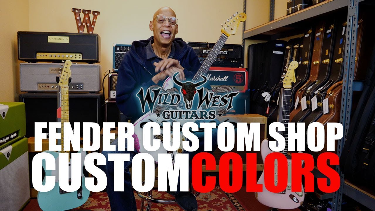 Fender Custom Shop Custom Guitar Colors - YouTube