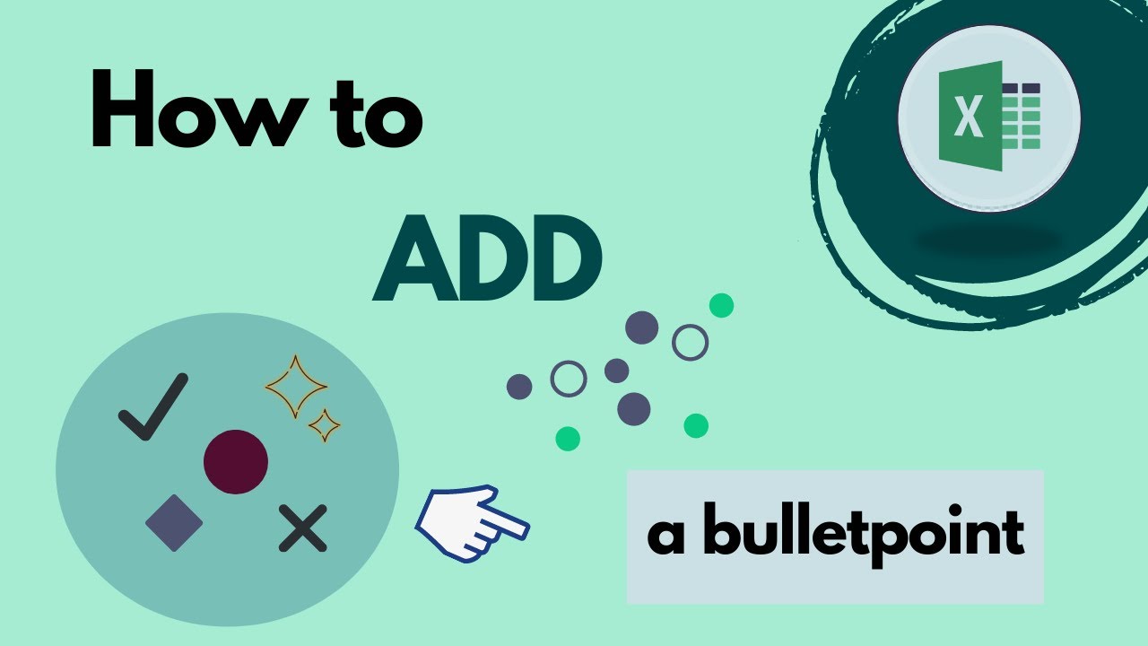 How To Add A Bullet Point In Excel YouTube how-to-add-a-bullet-point-in-excel-youtube