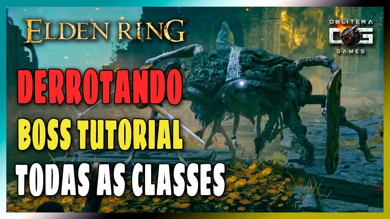 ELDEN RING - DERROTANDO TUTORIAL BOSS (GRAFTED SCION) COM TODAS AS ...
