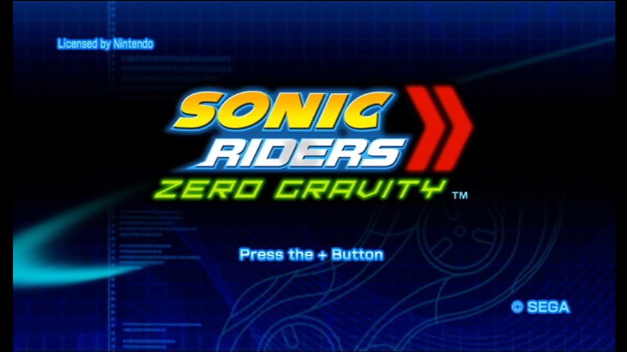 Sonic Riders: Zero Gravity - Title Screen - YouTube