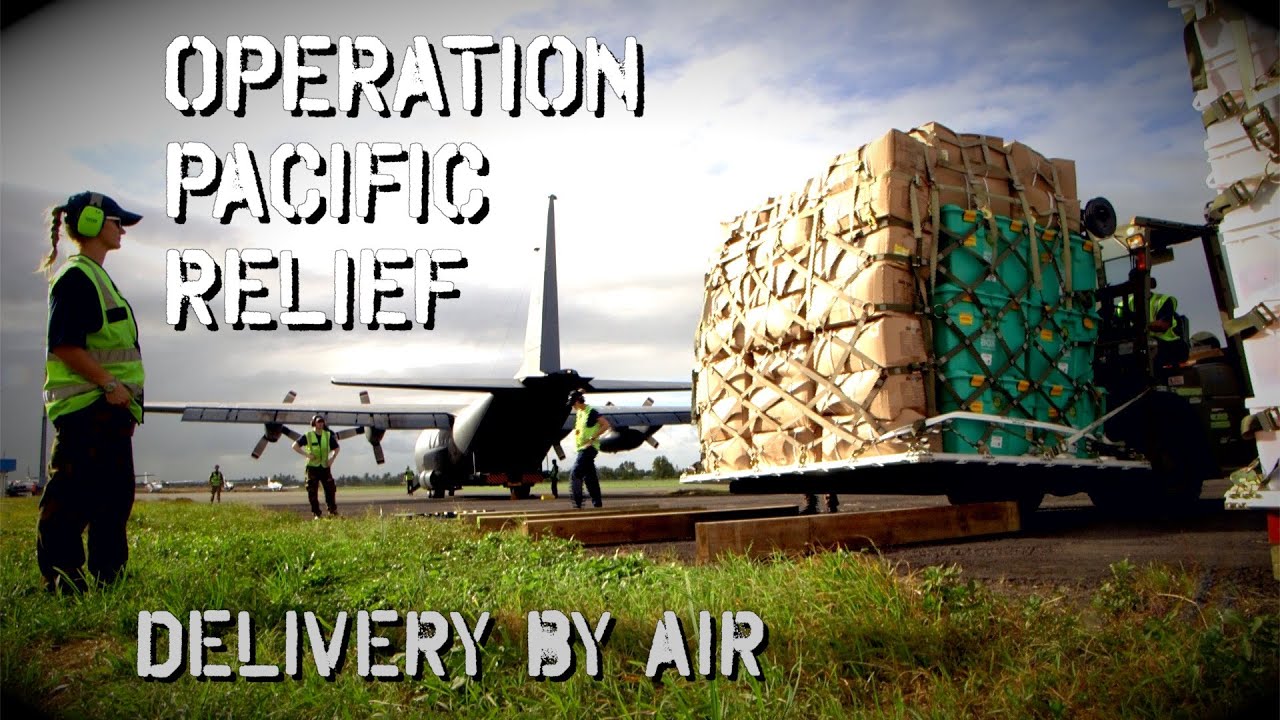 Operation Pacific Relief - Delivery by Air - YouTube