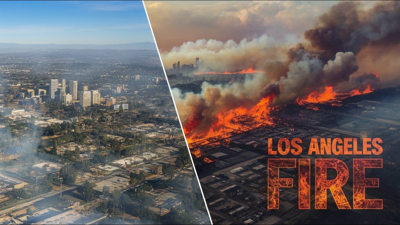 LA Before & After Fire – Shocking Satellite Comparison! - YouTube