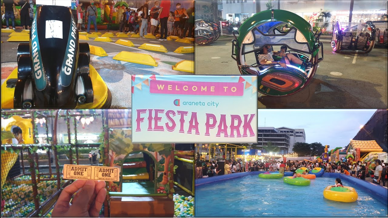 New Theme Park in Cubao | Araneta City Fiesta Park - YouTube