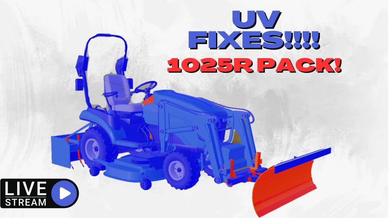 🔴LIVE - ATTACHMENT UV FIXES! - DEERE 1023e/1025r PACK! # ...