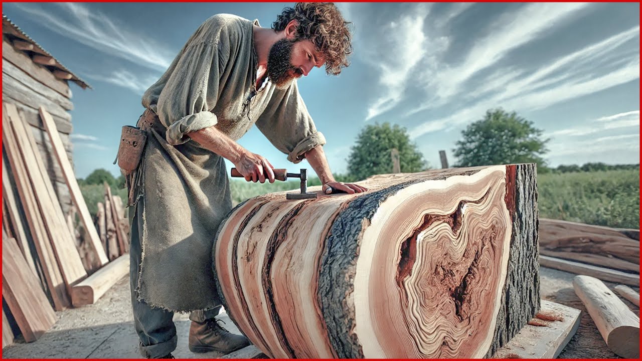 Poor Carpenters Work Dangerously To Create Beautiful Wood Carvings ...