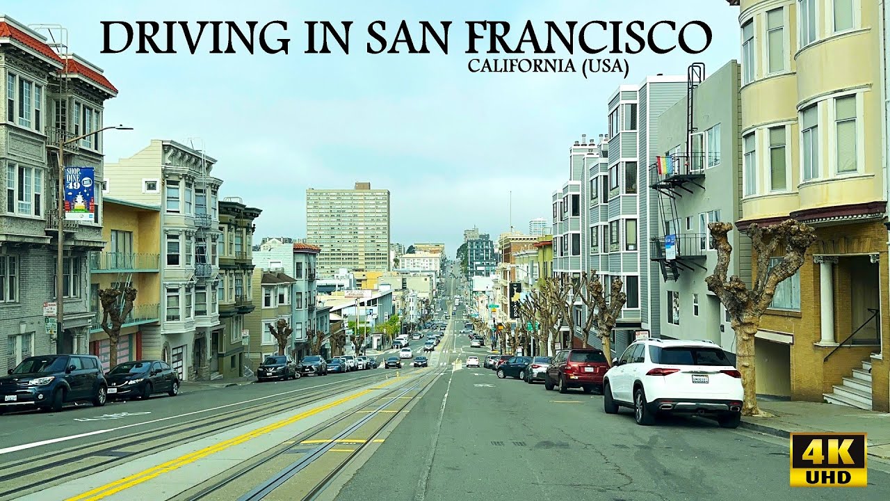 Driving in San Francisco, California (USA) | 4K UHD | A Full Drive ...